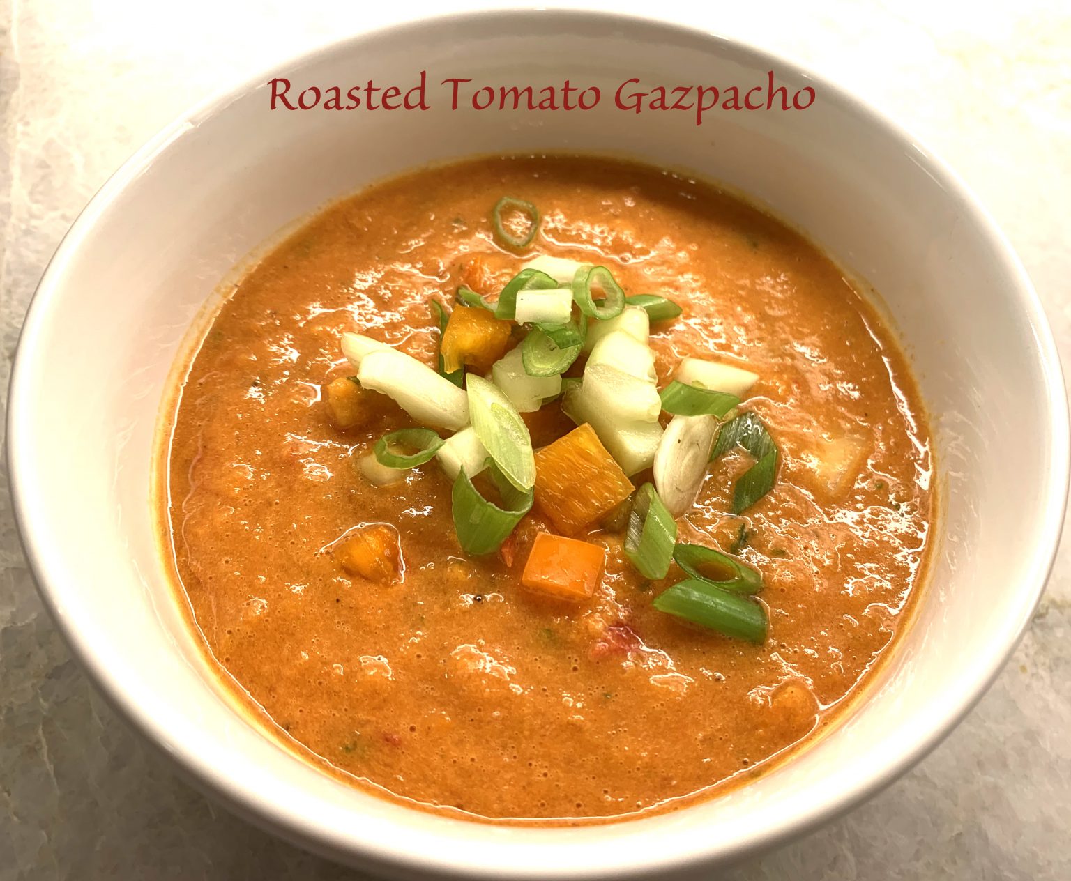 Roasted Tomato Gazpacho